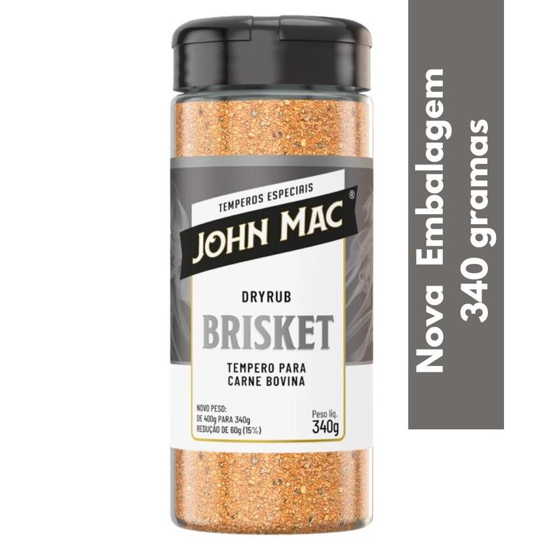 Tempero Seco Para Churrasco Dry Rub Brisket - Carne Bovina - JOHN MC ...