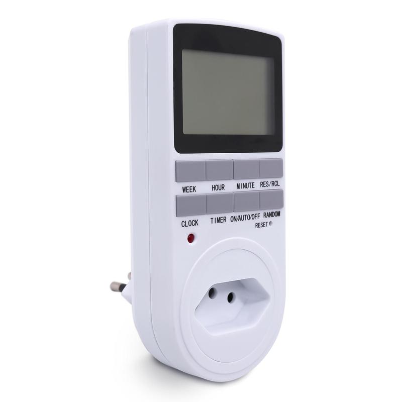 Temporizador Digital Timer Programável Bivolt Tomada Wkdt-01 - RY ...