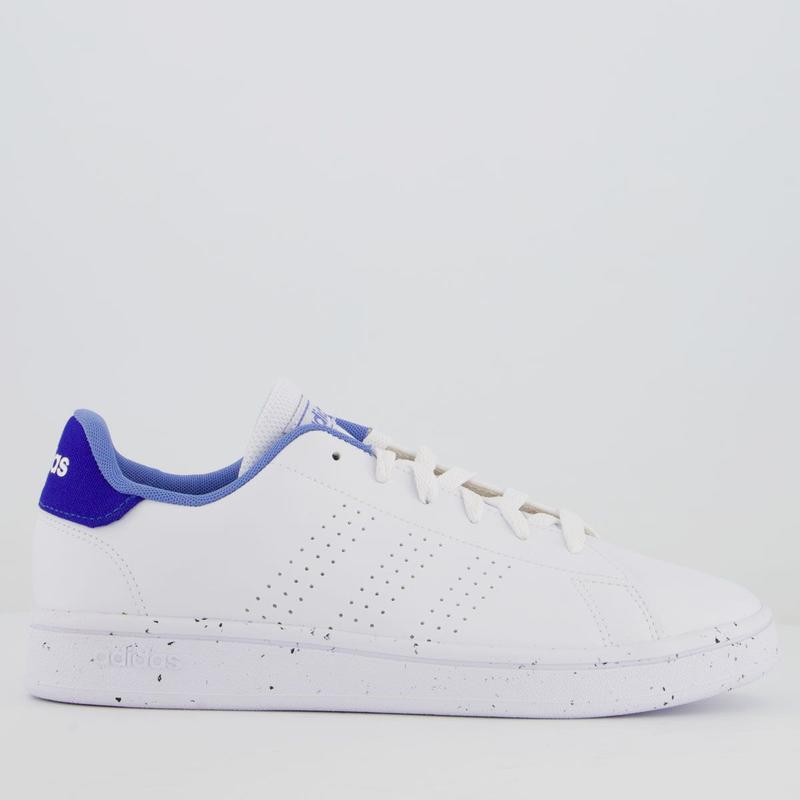 Tênis Adidas Advantage Juvenil Branco e Azul - Tênis Esportivo ...