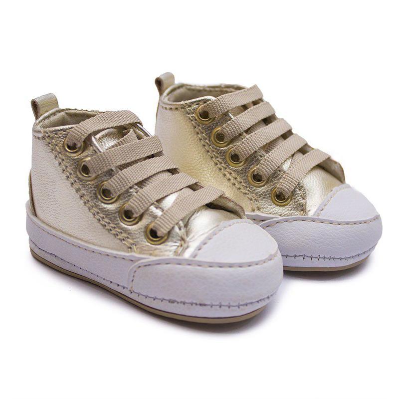 Tenis bebe dourado Kapell - Tênis para Bebês - Magazine Luiza