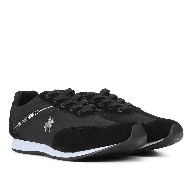 Tênis Black Horse Polo Farm Casual Masculino - Tênis Masculino ...