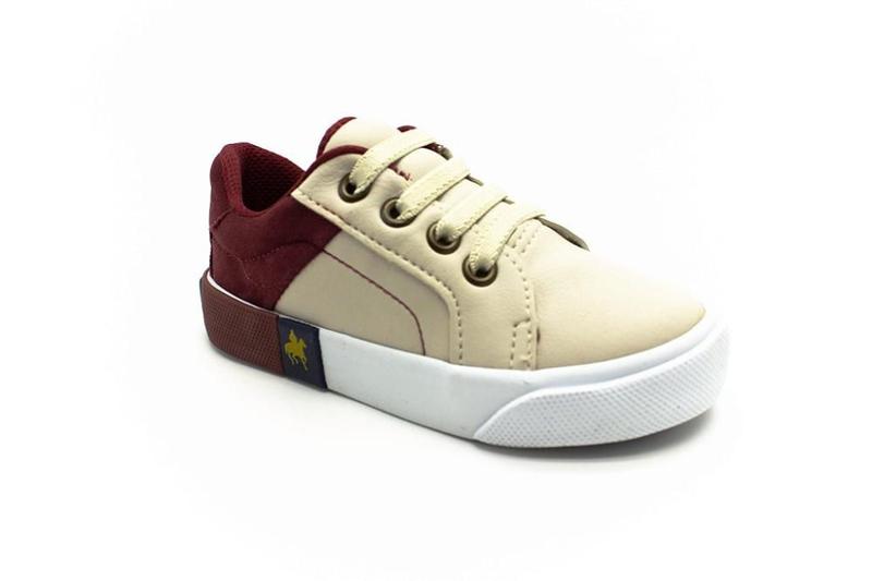 Tênis Black Horse Polo Farm Masculino 71704 Off White/bordo - Tênis ...