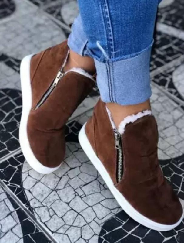 Tênis botinha apeluciada, bota cano curto com pelo para o inverno toda ...
