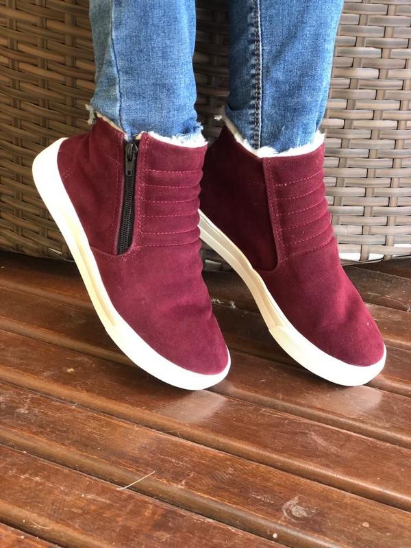 Tenis Botinha Feminino Inverno Forrada Peluciada - Charm Calçados ...