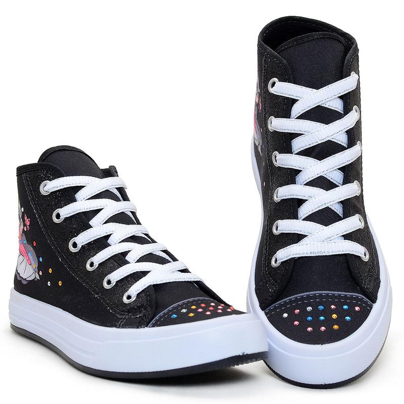 Tênis Cano Alto Infantil Princesa - BF Shoes - BF Kids - Tênis Infantil ...