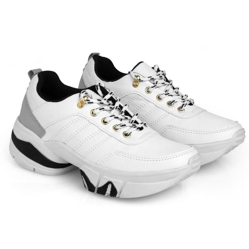 Tênis Chunky Sneaker Feminino Macio Moderno Conforto - OUSY SHOES ...