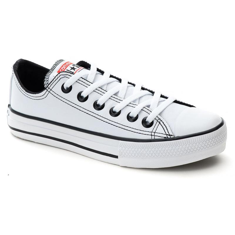Tênis Converse All New Star Visual Lona Branca Conforto Leve - Tk Shoes ...