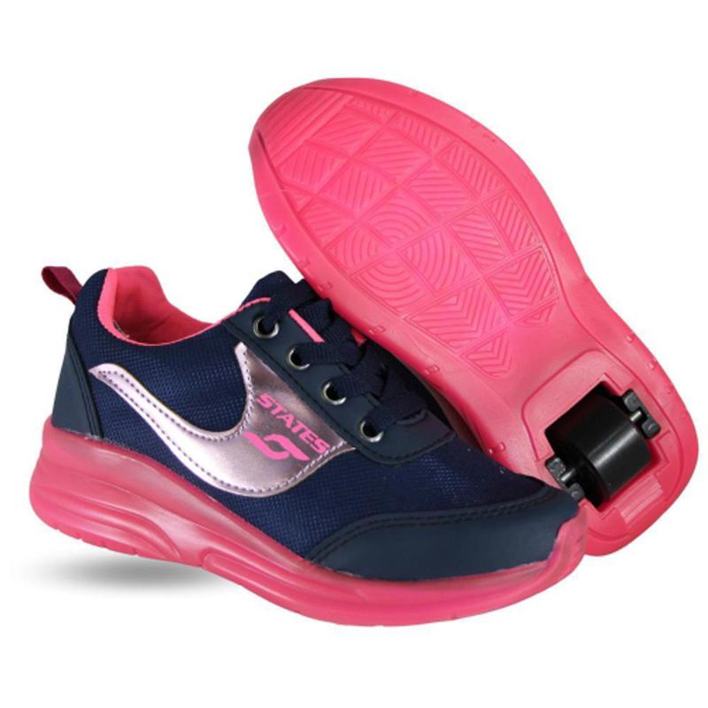 Tenis De Rodinha Infantil Menina Corrida Divertido para parques - TÊNIS ...