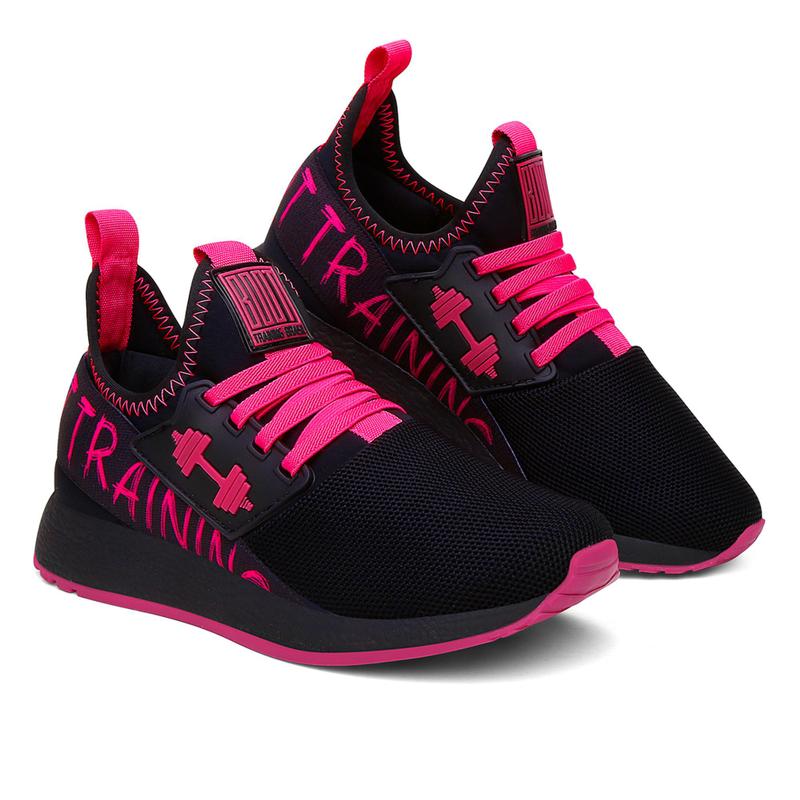 Tênis de Treino Fitness Feminino Academia Aeróbico Musculação - Boot ...