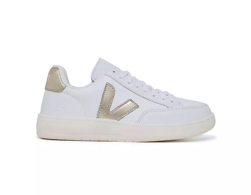 Tênis feminino air modelo casual original veja-vert-v moda branco e ...