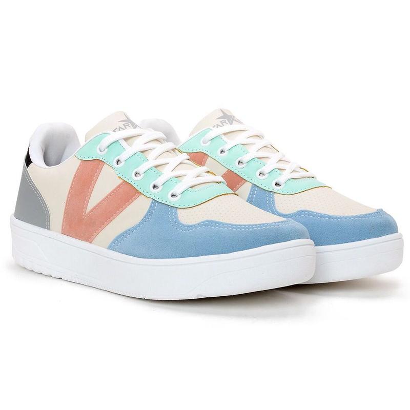 Tênis Feminino Casual Plataforma Star Bult Verte Lançamento - Tênis ...