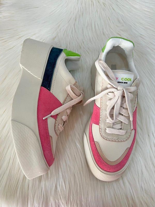 Tênis Feminino em Couro e Camurça com Cadarço e Caixa Alta - Parô Cool ...