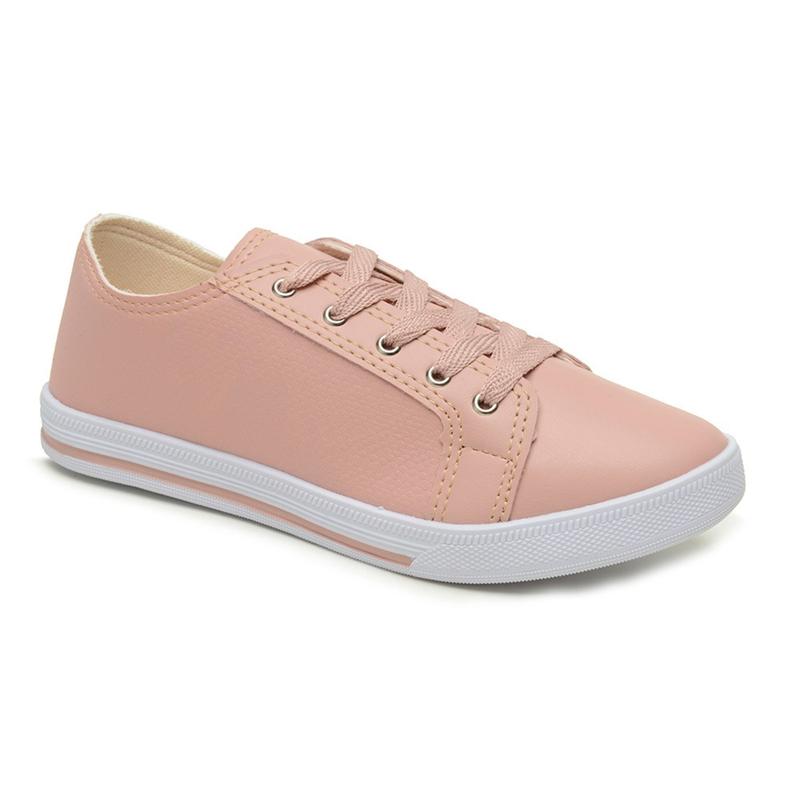 Tenis Feminino Tipo Converser Liso - Star Couros - Tênis Esportivo ...