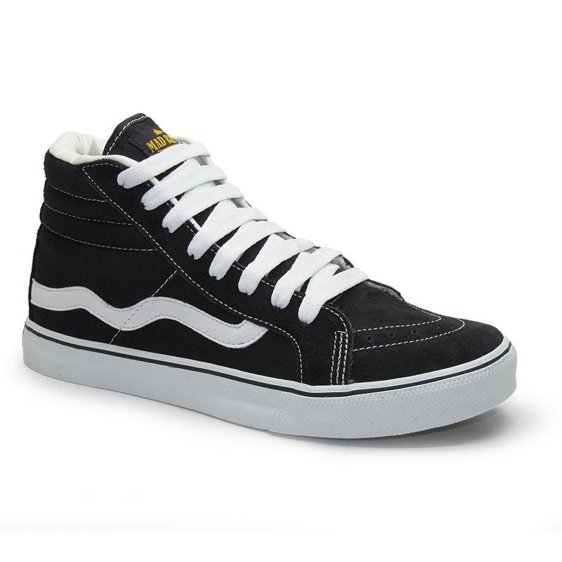 Tênis Hi Top Preto Mad Rats Cano Alto Skate - Tênis Feminino - Magazine ...