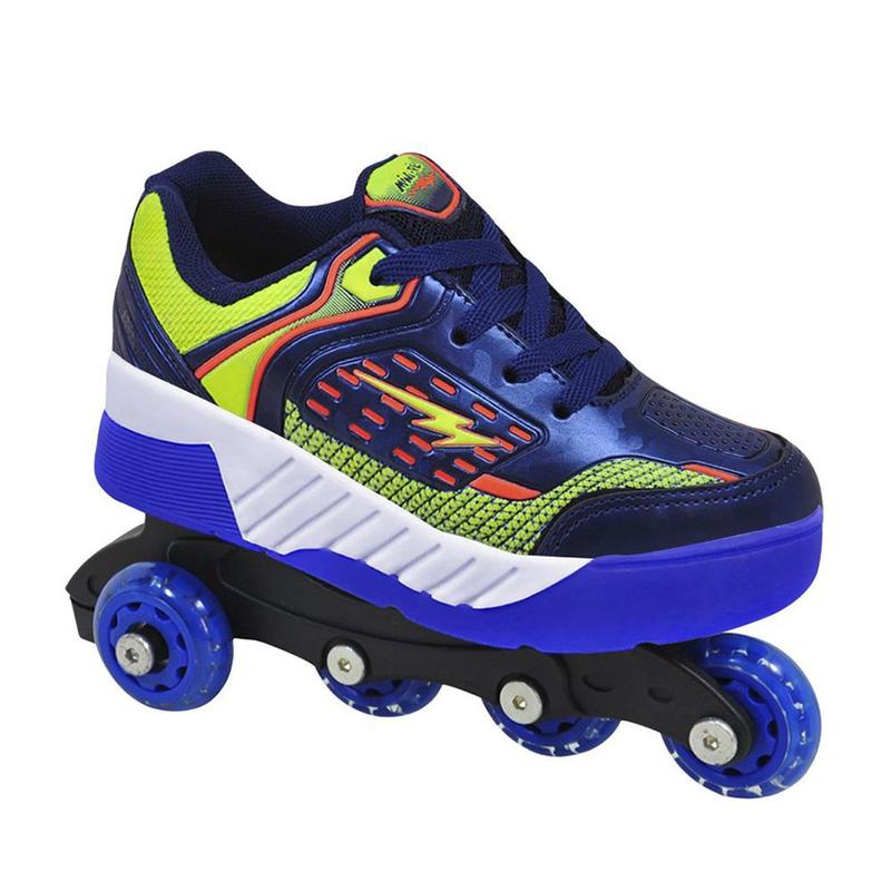Tênis Infantil Masculino Rodinha Patins e Kit Montagem AS345 - MINI PE ...