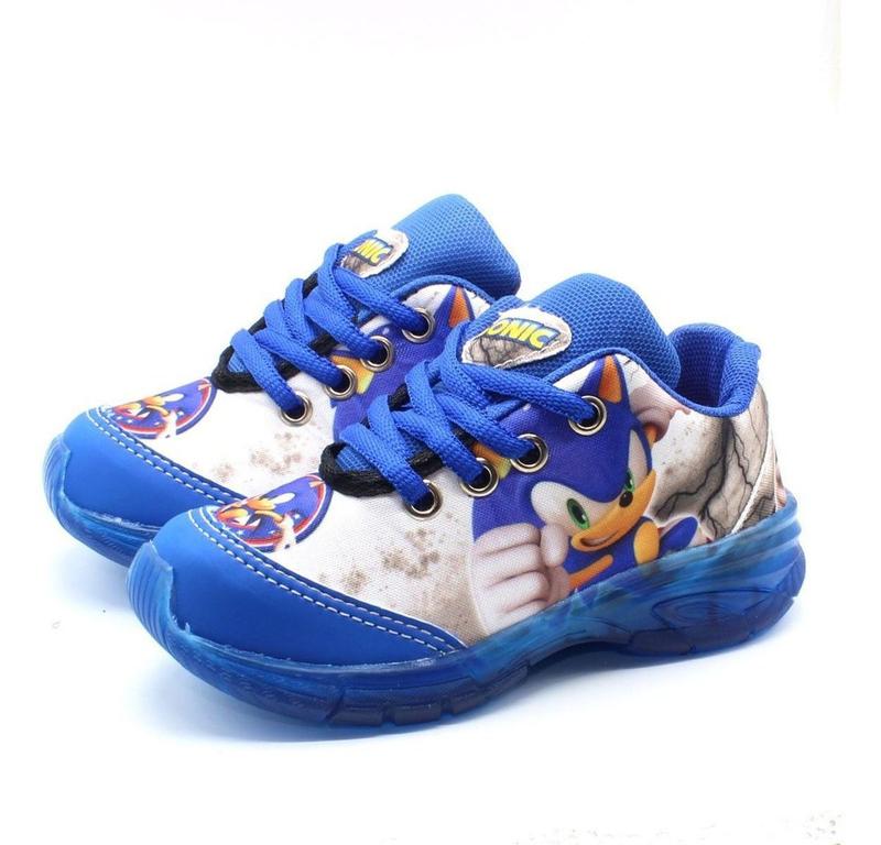 Tenis Infantil Masculino Sonic Com Luzinha Que Pisca - PC - Tênis ...