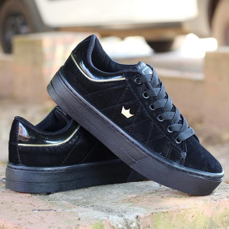 Tenis Logus Preto/Preto Feminino 19880 - Calçados Femininos - Magazine ...