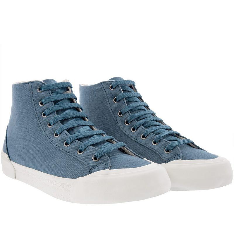 Tênis Mac & Jac Casual Cano Alto Masculino Tecido Azul - Tênis ...