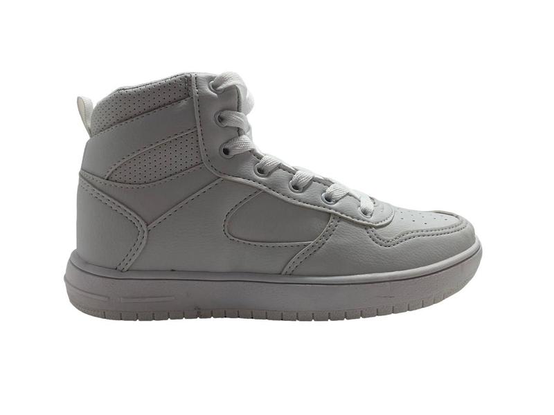Tênis Masculino Cano Alto Branco Macio Academia Leve - Logus - Tênis ...