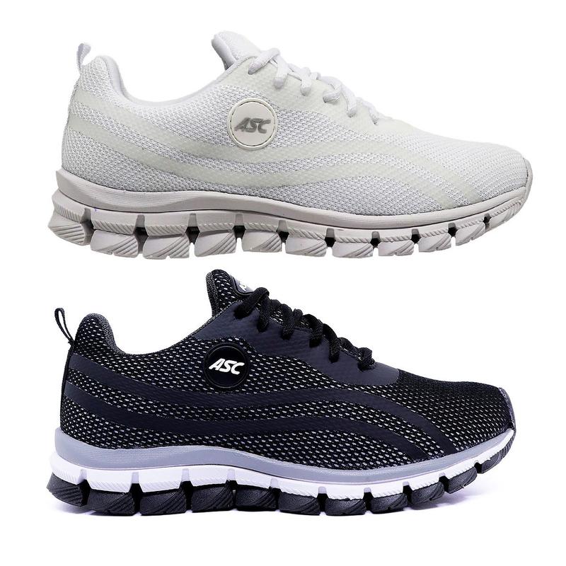 Tênis Masculino Esportivo Confortável 2 Unidades Corrida Caminhada ...