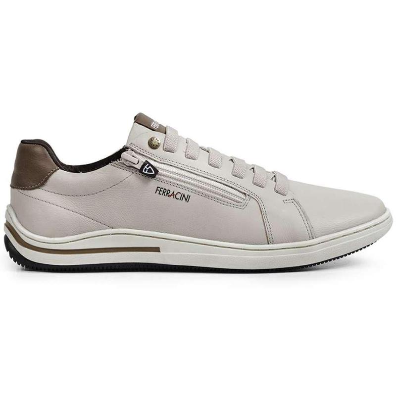 Tenis Masculino Ferracini Sapatenis Couro Elastico E Feixe - Sapatênis ...