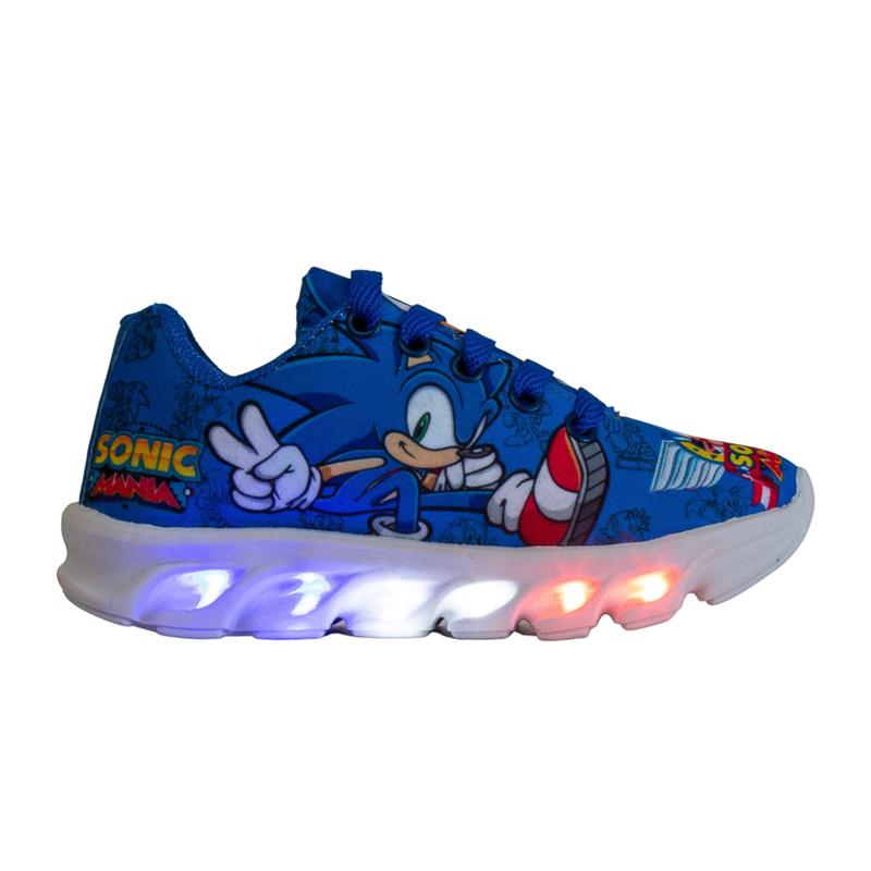 Tênis Masculino Led Sonic Infantil Luzinha Pisca Escor - Hitt - Tênis ...