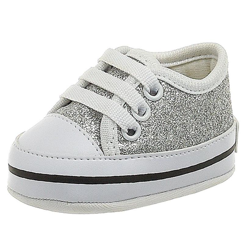 Tênis Menina Star Bebe Prata - Araçababy - Tênis para Bebês - Magazine ...