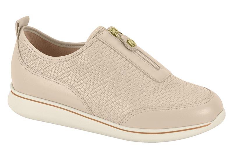Tênis Modare Ultra Conforto Bege Com Ziper - Tênis Feminino - Magazine ...
