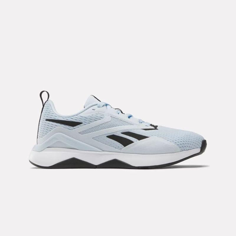 Tênis Reebok NanoFlex TR2 Feminino Azul Preto Cross Treinos Exercício ...