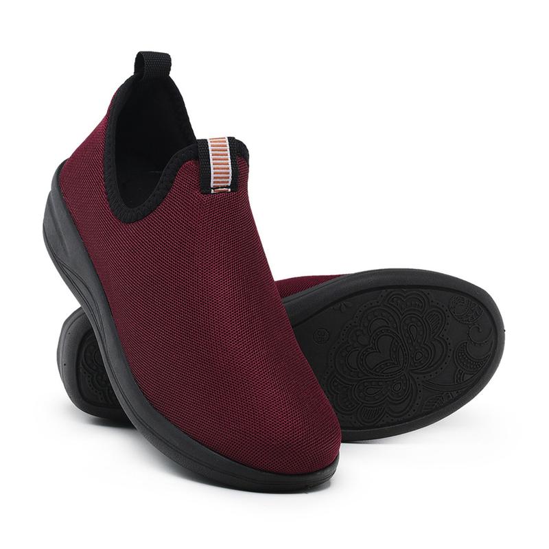 Tênis Sapatênis Feminino Anabela Casual Ortopédico Para Fascite Plantar ...