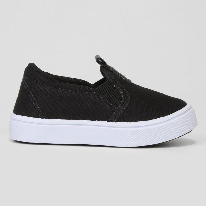 Tênis Slip On Bebê Fatal Básico Jim Baby Cano Baixo - Azul Royal - Sapatilha para Bebês ...