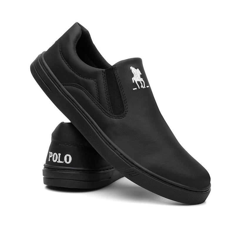 Tênis Slip Polo Plus Casual Dia a Dia Passeio Trabalho festas MOD 02 ...