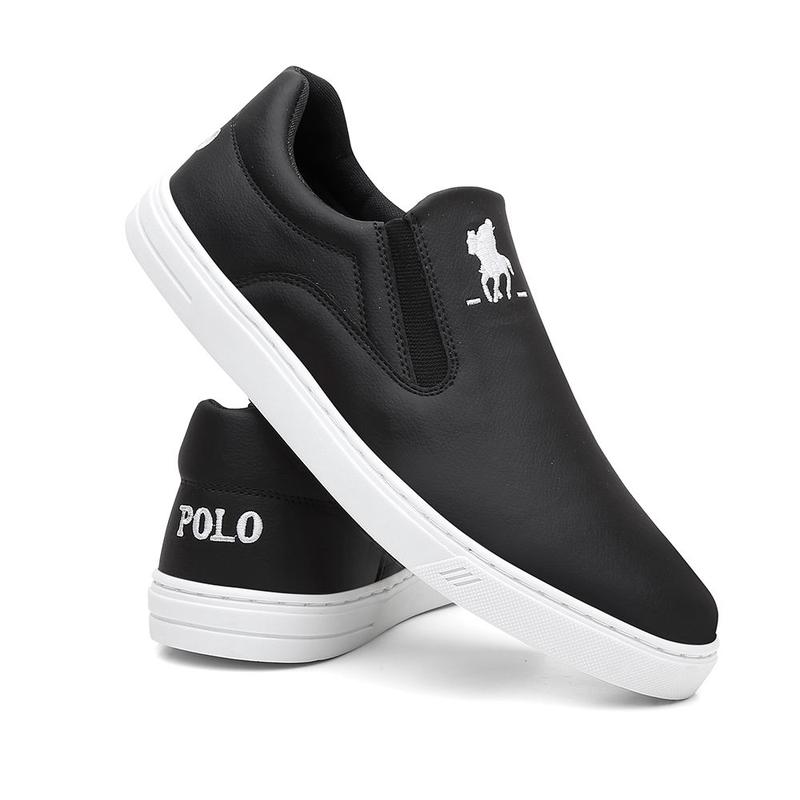 Tênis Slip Polo Plus Casual Dia a Dia Passeio Trabalho festas MOD 02 ...