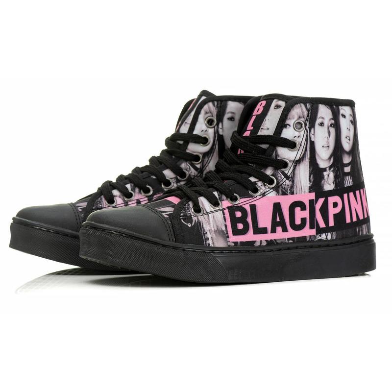 Tenis Star Cano Alto Moda Black Pink Tumbler Lançamento - EXO - Tênis ...