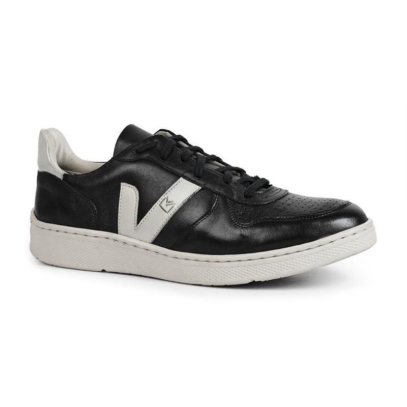 Tenis Unissex V-12 Couro Black VRT Volker Advantage - Mariane Shoes ...
