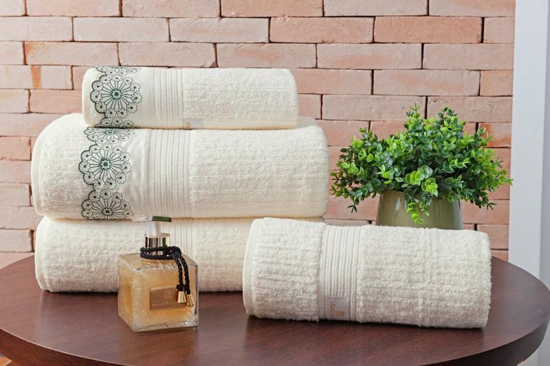 Terlizzi jogo de banho gigante - 5 peças - 100% algodão egípcio - palha ...