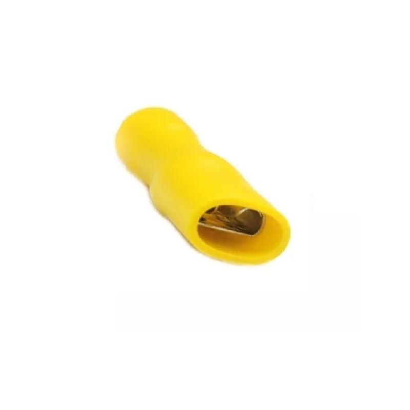 Terminal Luva Fêmea 4-6mm² 24A Amarelo com 100 Peças Decorlux ...