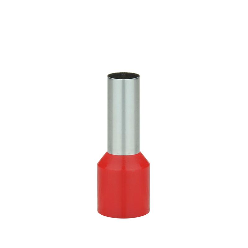 Terminal Simples Tubular Vermelho 10mm C12 - E1012 - 100 Pçs ...