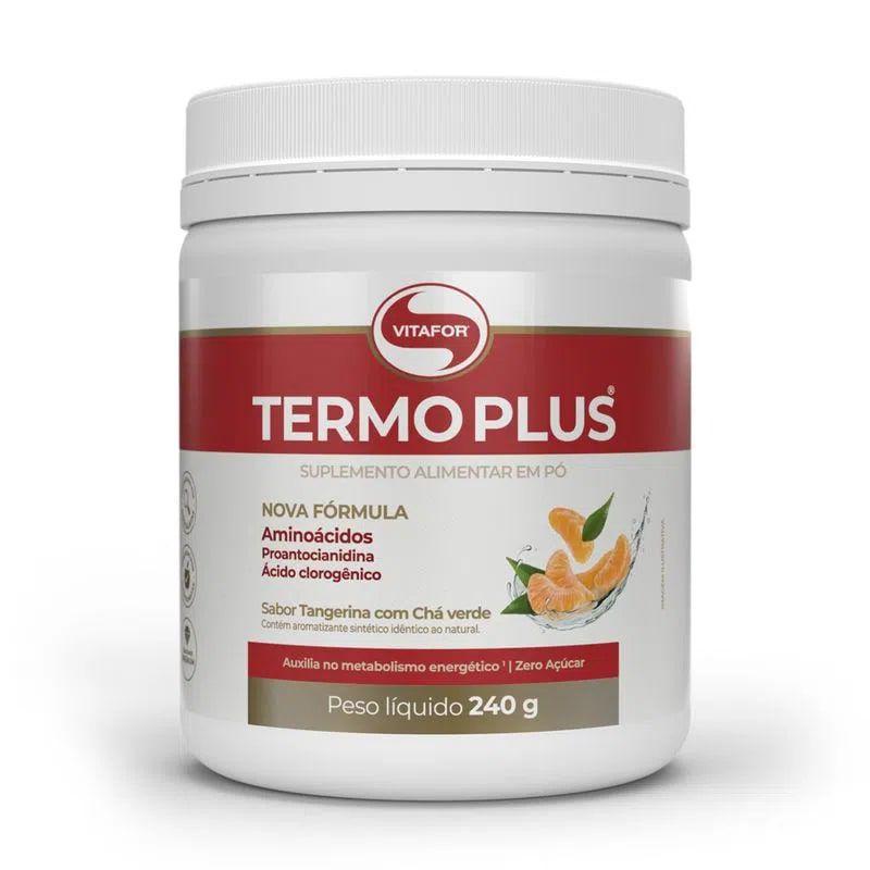 TERMO PLUS POTE 240g TANGERINA COM CHA VERDE - VITAFOR - Chá Verde ...