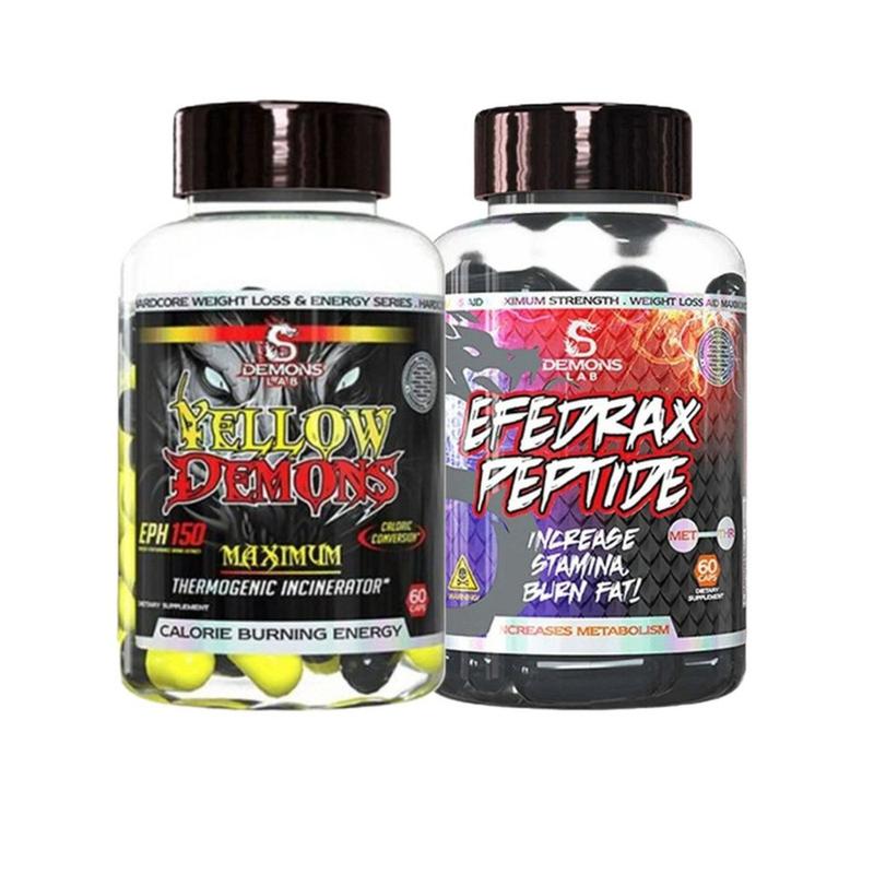termogênico com cafeína yellow demons + termo x peptide - demons lab ...