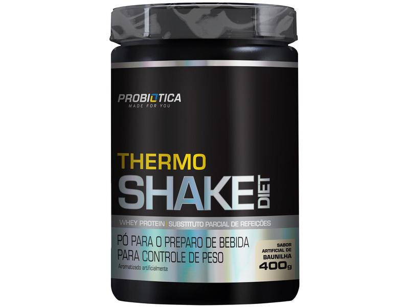 Termogênico Probiótica Thermoshake Diet em Pó - 400g Baunilha ...