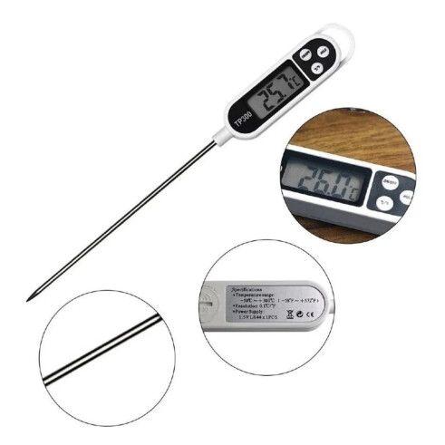 Termômetro Culinário Digital de Medição de Temperatura Tipo Espeto ...