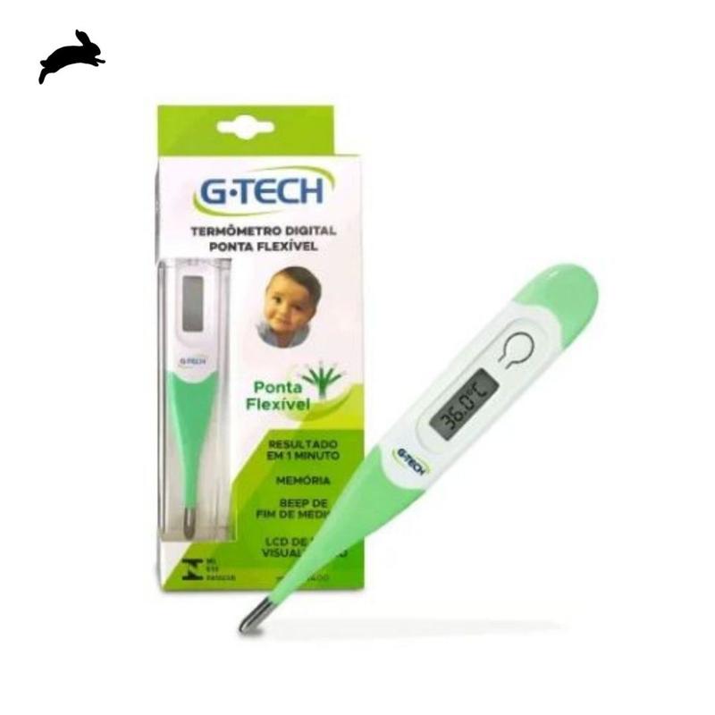 Termômetro Digital G-tech Ponta Flexível Verde Th400 - Termômetro ...