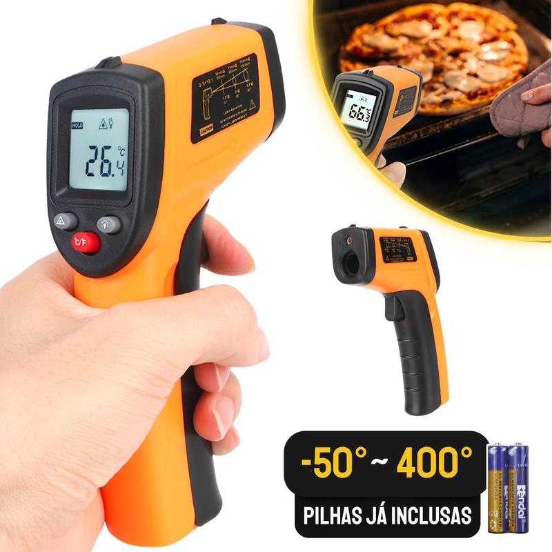 Termometro Infravermelho Digital Medidor Temperatura Laser - Benetech ...