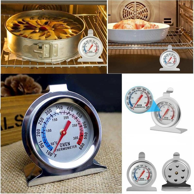 Termometro para forno churrasqueira estufa culinario 50 a 300 graus aco ...