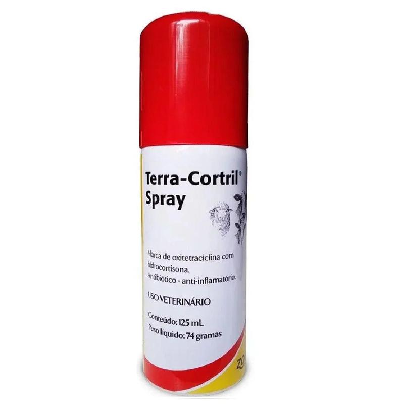 Terra-cortril 125 ml Spray - ZOETIS - Farmácia Pet - Magazine Luiza