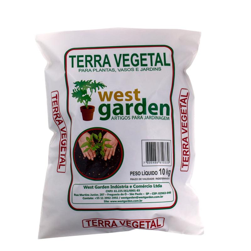 TERRA VEGETAL 10 kg PREMIUM WEST GARDEN - Substrato para Plantas ...