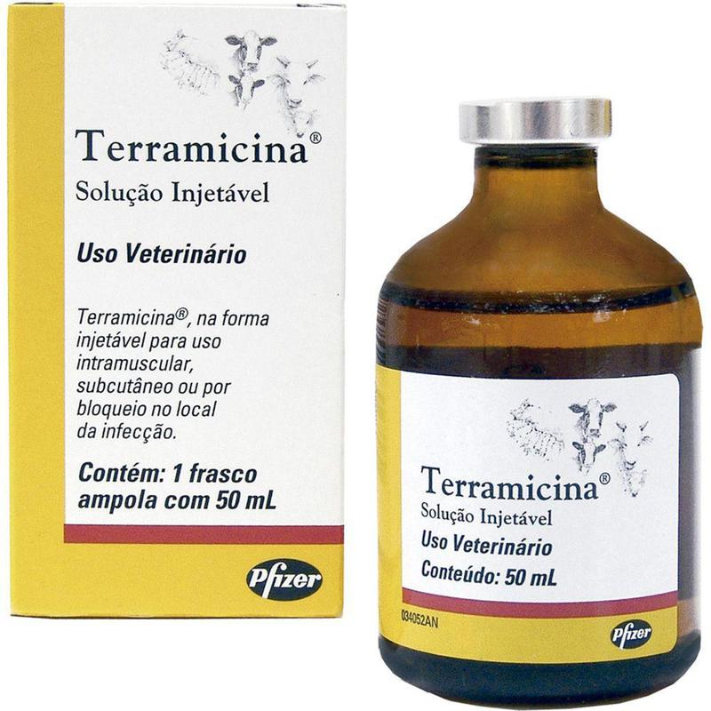 Terramicina sol inj 50 ml - ZOETIS GDE - Farmácia Pet - Magazine Luiza