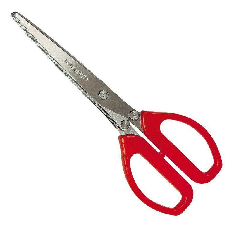 Tesoura 5 Lâminas Mimo Style para Cortar Ervas Picar Temperos - Tesoura ...