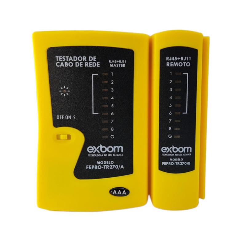 Testador Cabo De Rede Profissional Lan Rj45 Telefone Rj11 - Network ...